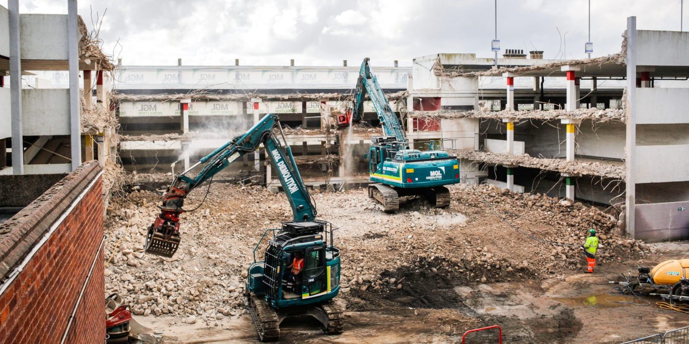 Castlegate Shopping Centre and Swallow Hotel demolition begins - MGL Group