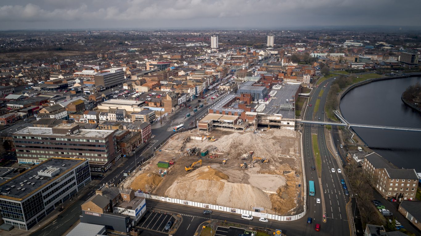 New Drone Images Reveal Castlegate Demolition Progress - MGL Group