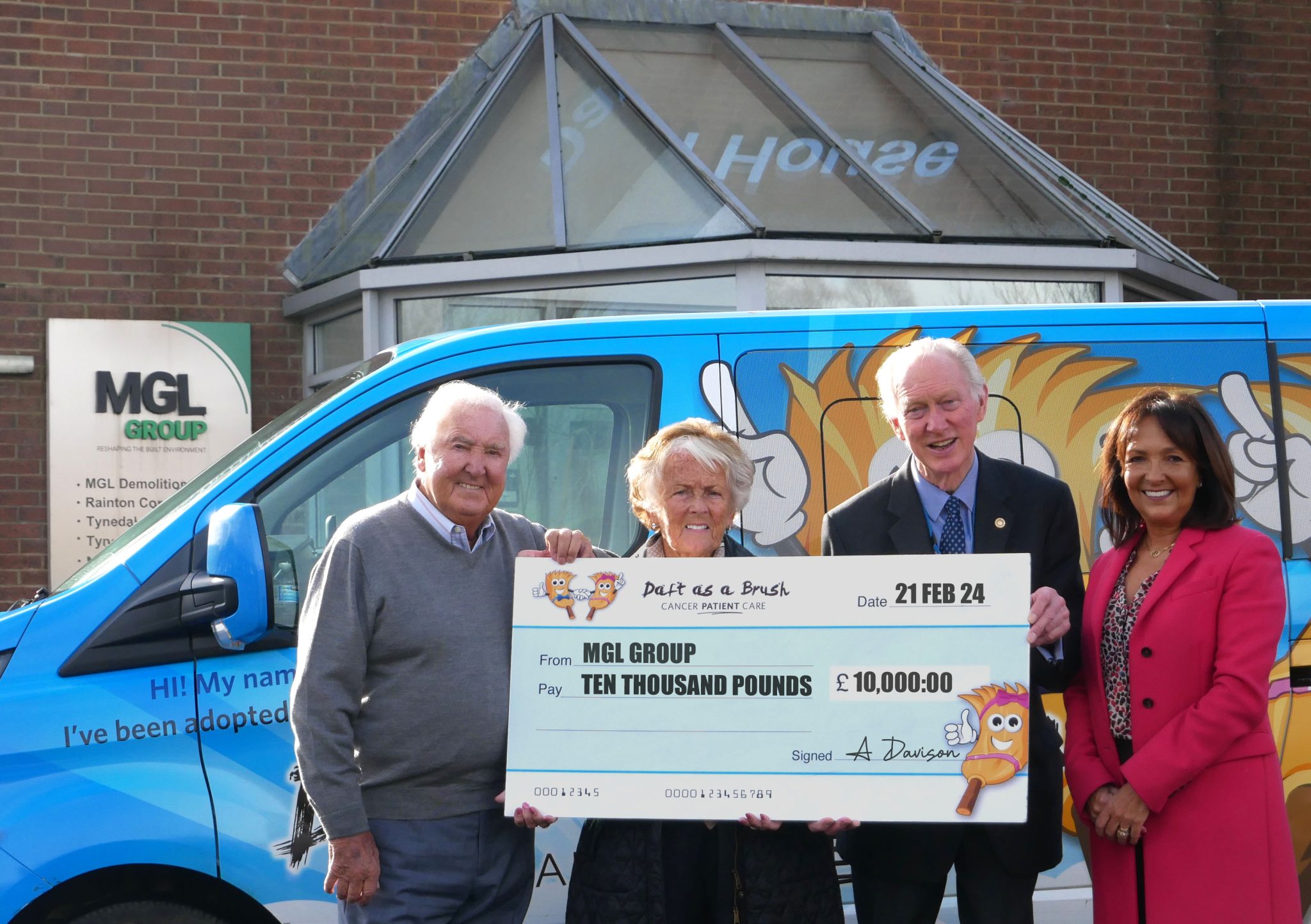 MGL Foundation Trust Supports Daft as a Brush Cancer Patient Care - MGL ...