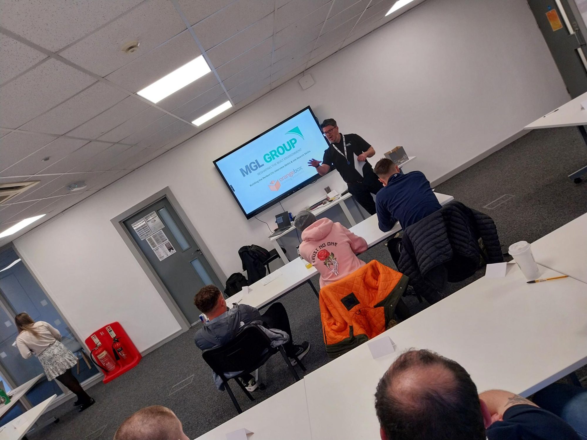 Employability Session at Orangebox Training Solutions - MGL Group