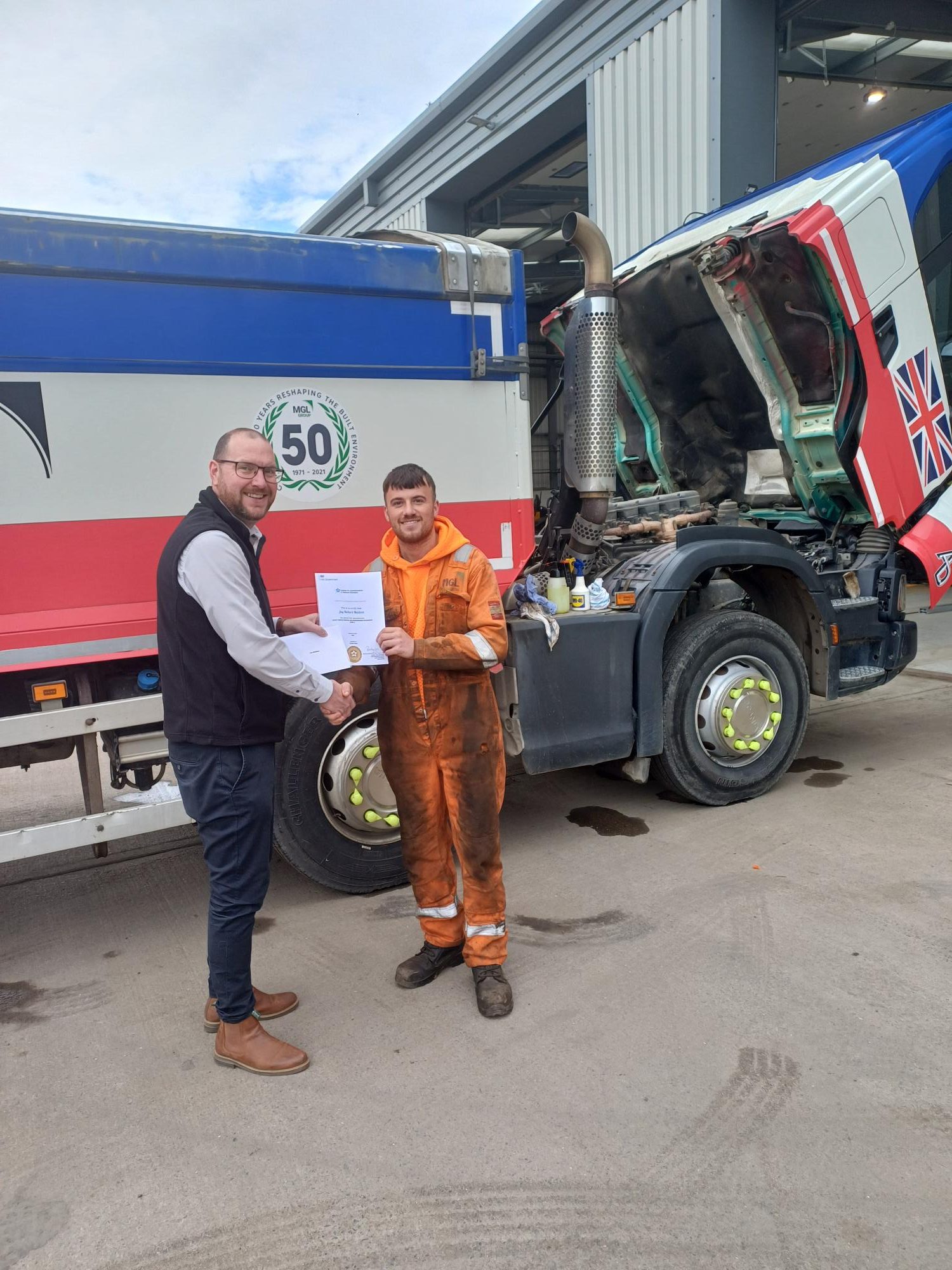 MGL Group Celebrates Apprentice Jay Muldoon's Success - MGL Group