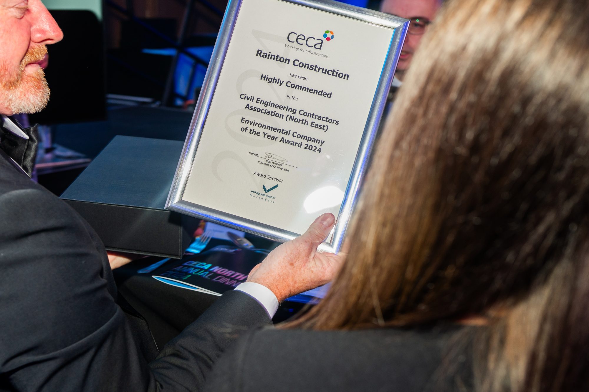 Rainton Construction Highly Commended for Environmental Award - MGL Group