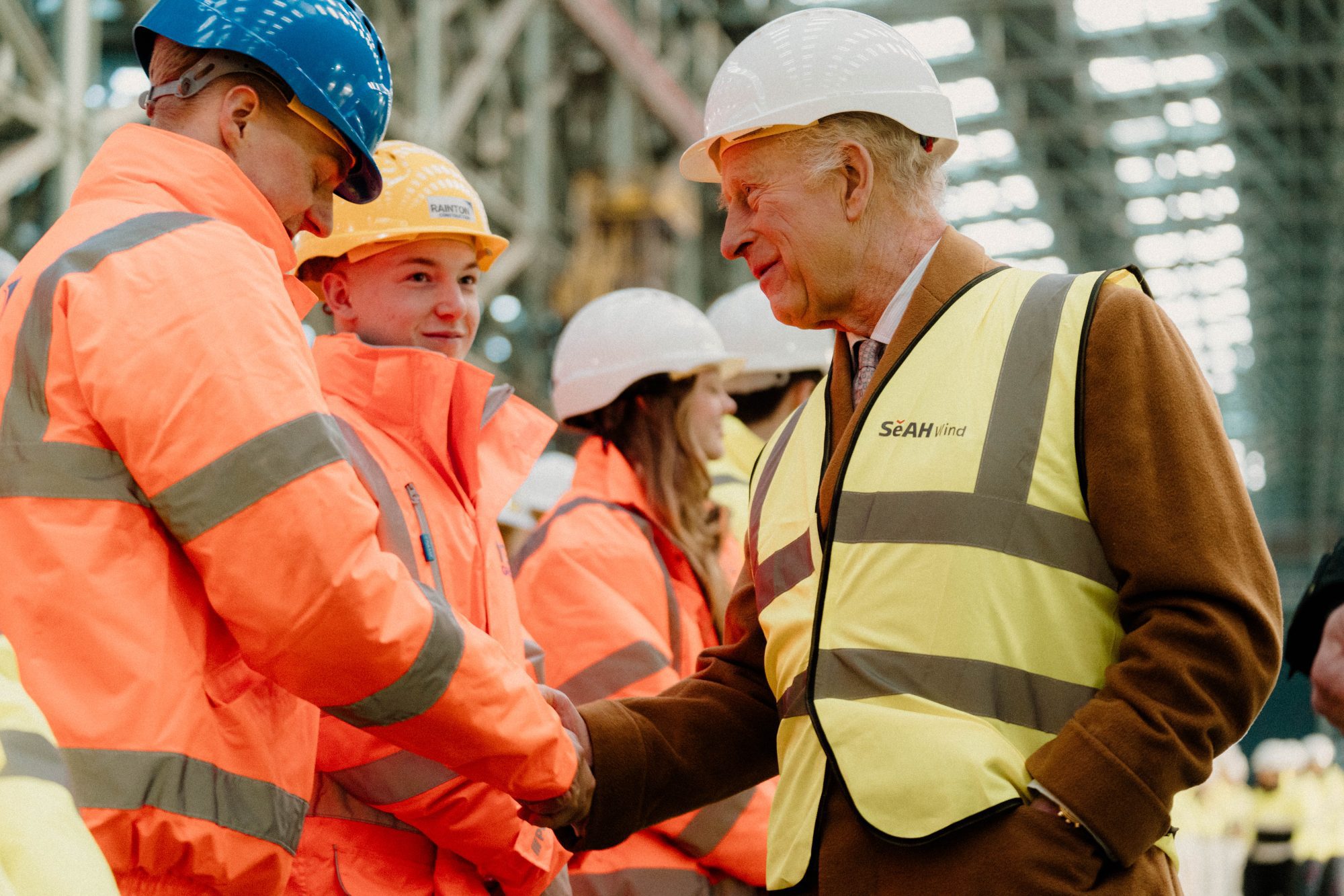 His Majesty King Charles III Visits SeAH Wind Facility in Teesside ...