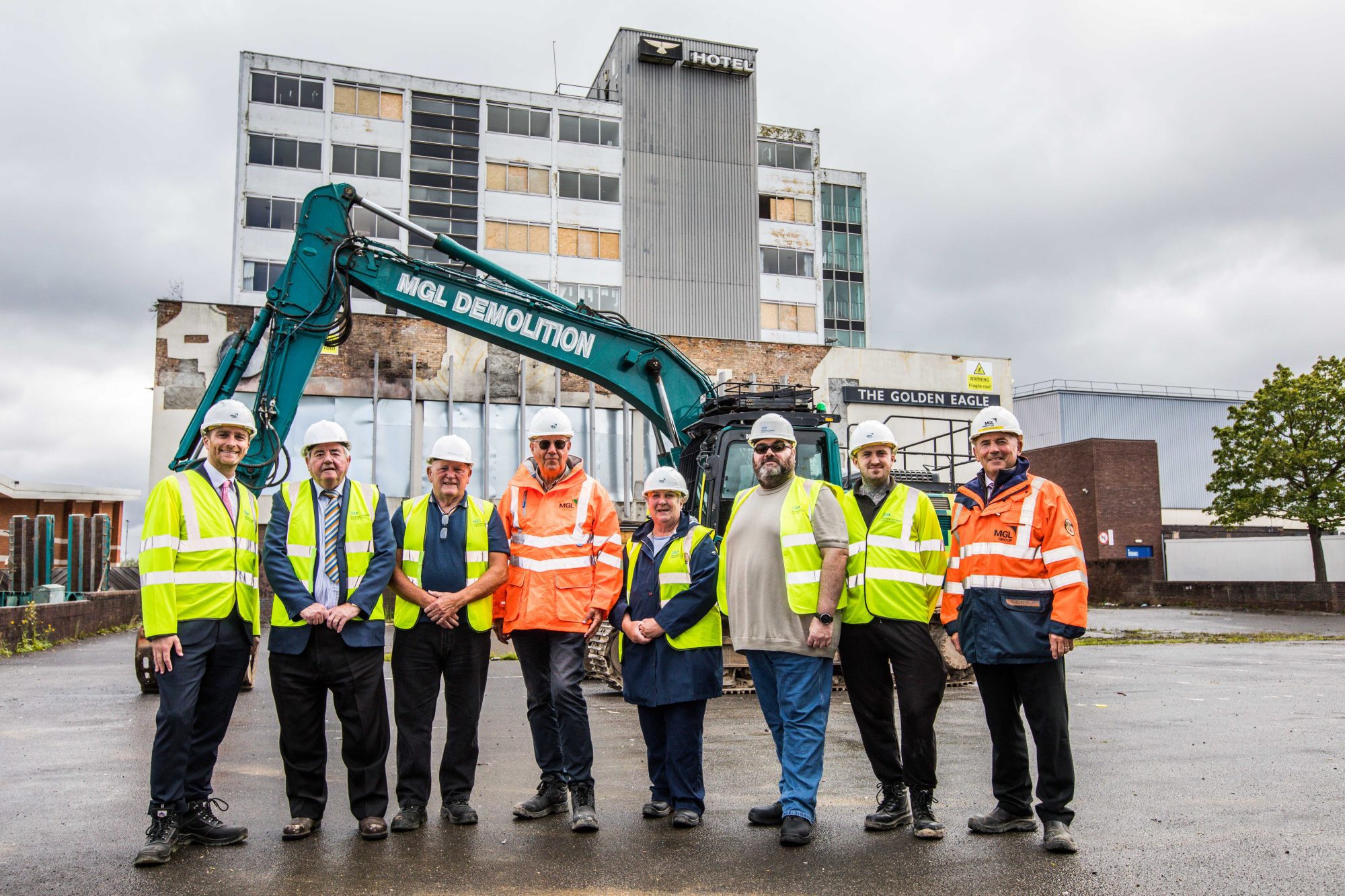 MGL Group Begins Demolition of Golden Eagle Hotel in Thornaby - MGL Group